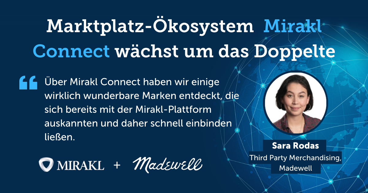 Meilenstein für Mirakl Connect: Marktplatz-Ökosystem wächst um das Doppelte